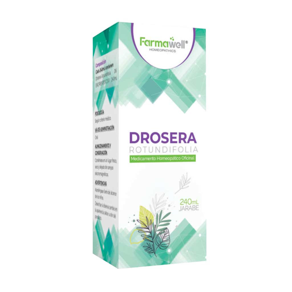 DROSERA JARABE 240 ML FARMAWELL HOMEOPATHICS - Farmawell